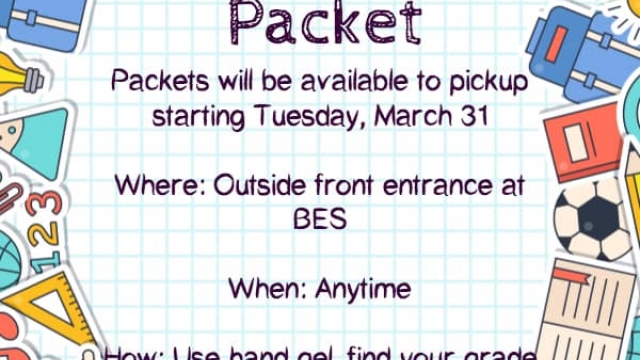 3/31 BES Learning Packets Available – Polk County Tennessee EVENTS