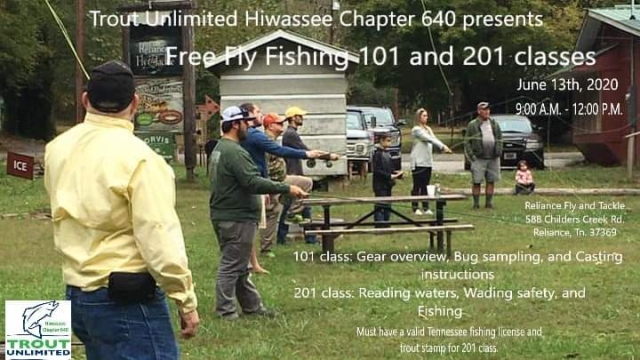 6/13 Free Fly Fishing class and Monthly Meeting Reliance, TN – Polk ...