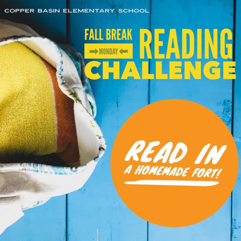 10/5-9 Copper Basin Elementary School Fall Break Reading Challenge ...