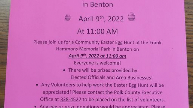 Now Accepting Donations for Community Easter Egg Hunt – Polk County ...