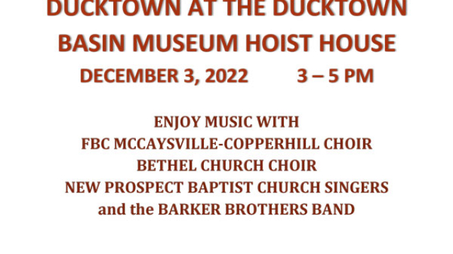 12/3 Christmas in Ducktown, TN – Polk County Tennessee EVENTS