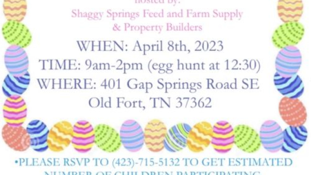 4/8 Flock Swap & Egg Hunt Old Fort, TN – Polk County Tennessee EVENTS