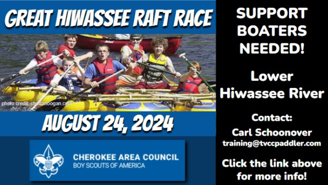 8/24 The Great Hiwassee Raft Race – Polk County Tennessee EVENTS
