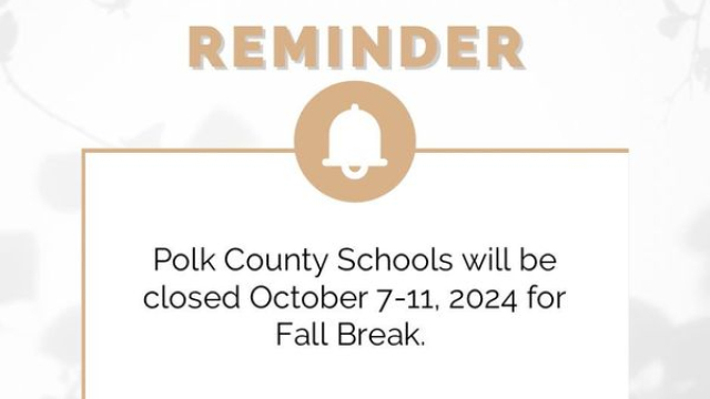 10/7-11 Polk Co. Schools Fall Break – Polk County Tennessee EVENTS