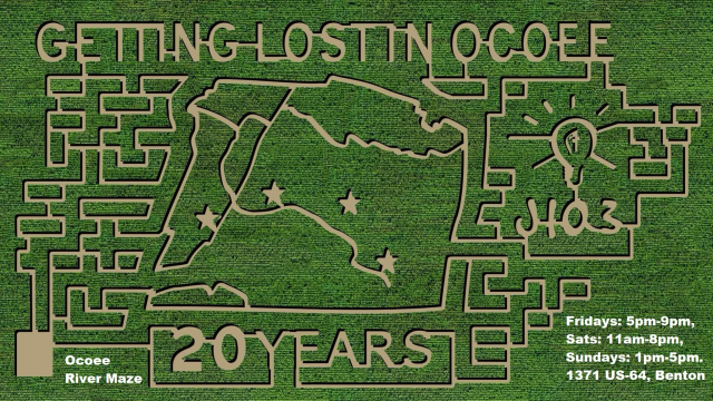 11/1-3 The River Maze is OPEN Ocoee, TN – Polk County Tennessee EVENTS