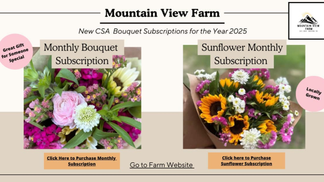 Mountain View Farm Bouquet Subscriptions are Open – Polk County ...