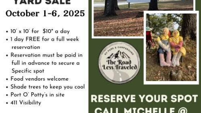 411 Yard Sale Spots Available at The Road Less Traveled Delano, TN ...